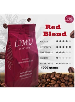 LIMU ESPRESSO Creamy professional espresso Limu coffee 1 kg beans ...