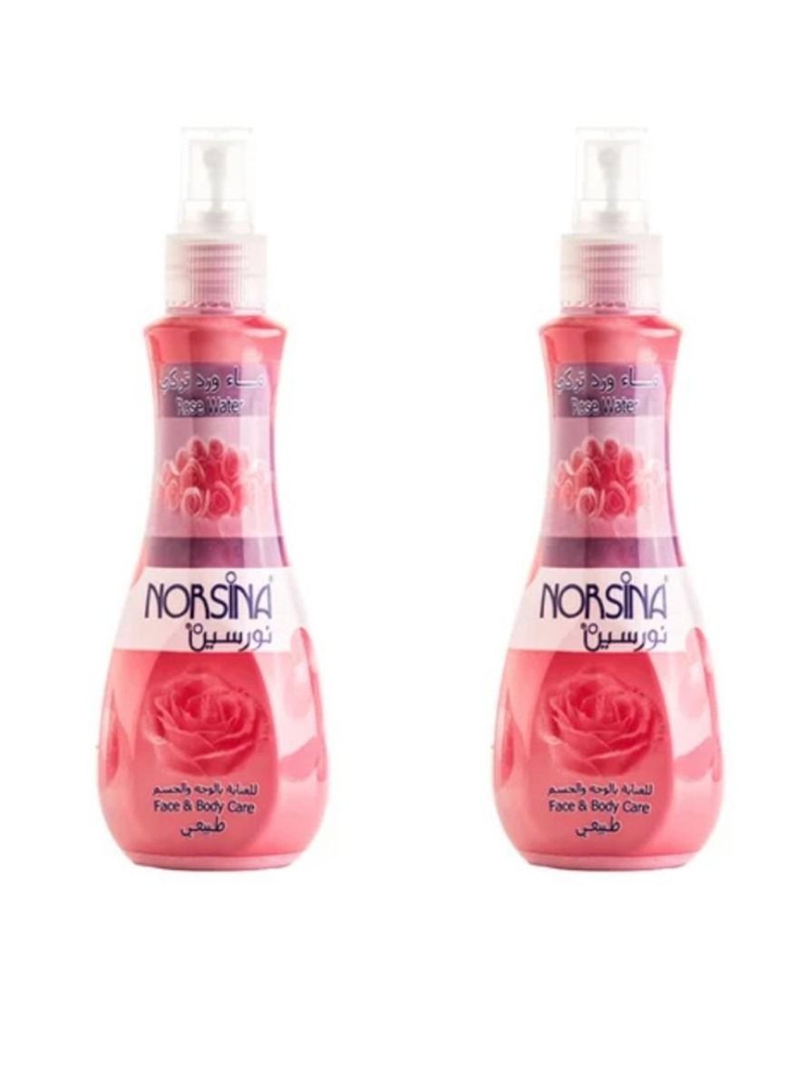 Norsina Pack Of 2 Pieces Rose Water Spray For face and body care | Best ...