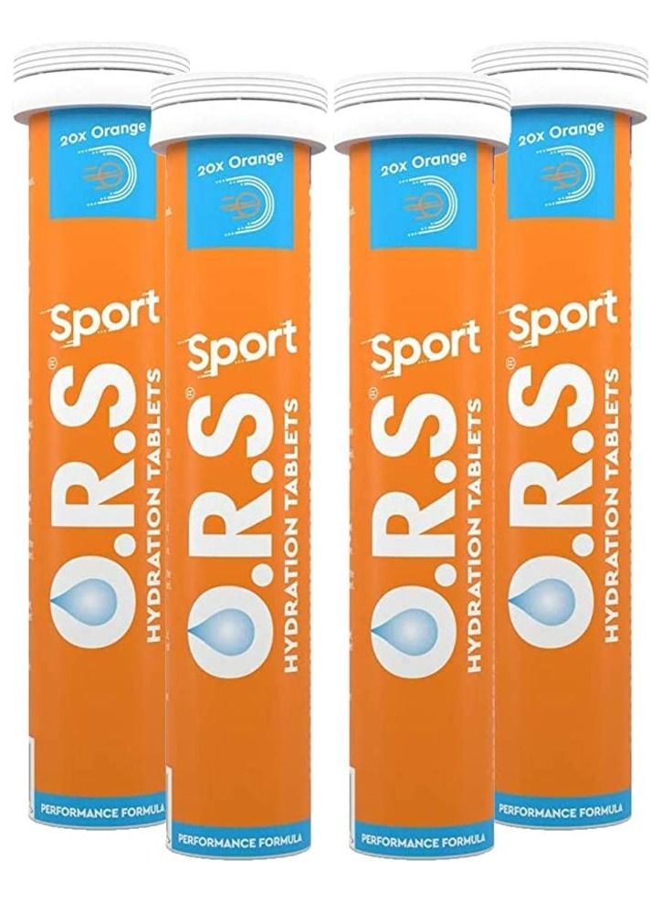ORS Ors Hydration Tablets With Electrolytes, Vegan, Gluten And Lactose ...