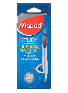 Maped 9-Piece Study Geometry Math Set | Yellow Friday Sale