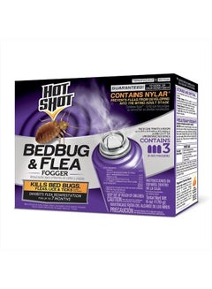 Hot Shot Hot Shot Bed Bug & Flea Fogger Pack 3-Pack, Kills Bed Bugs and ...