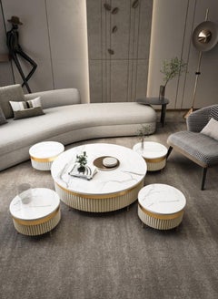 Generic A 5-piece table set consisting of a coffee table and 4 coffee ...