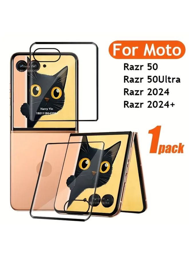 Generic Motorola Razr 2024 HD Clear Tempered Glass Screen Protector 1 ...