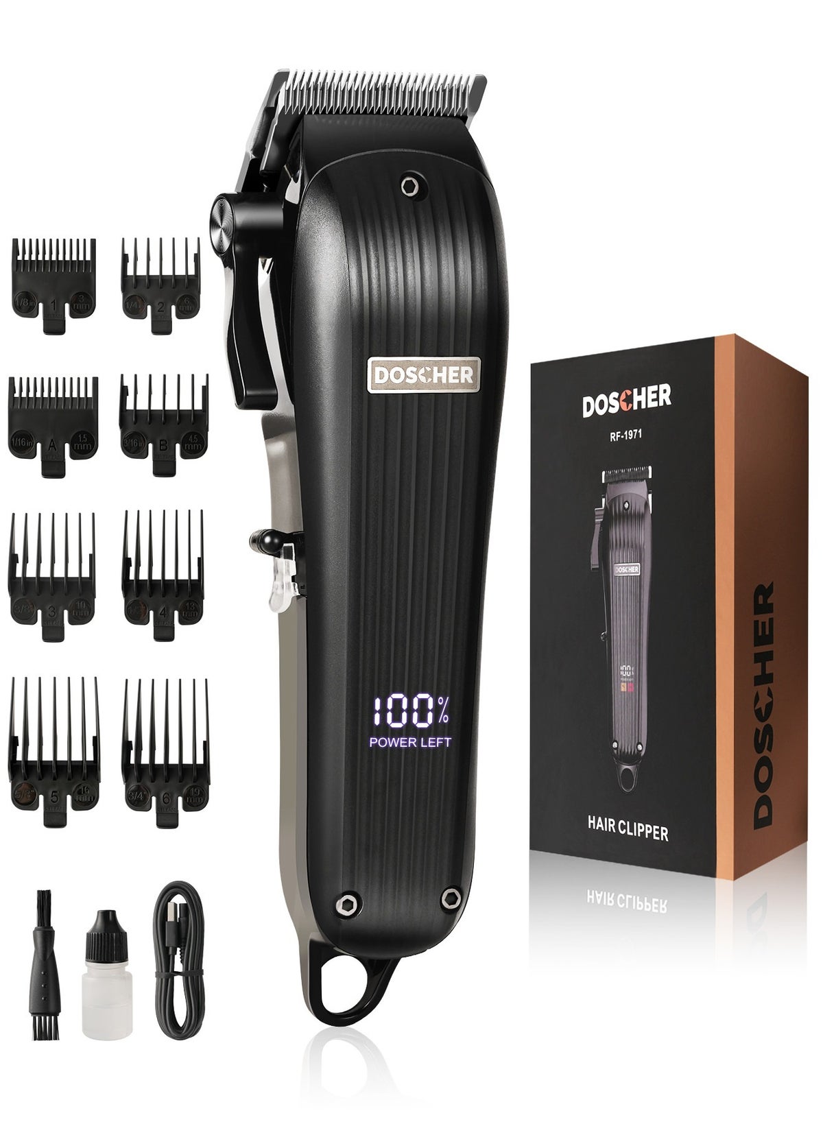 DOSCHER RF-1971 Professional Hair Clipper – Powerful, Versatile, and ...
