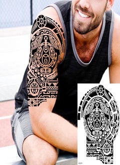 Generic Lion Temporary Tattoos For Men Boys Realistic Tiger Thorns Star ...