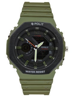 Polit Polit Men's Digital & Analog Green Strap Watch | Best Price UAE ...