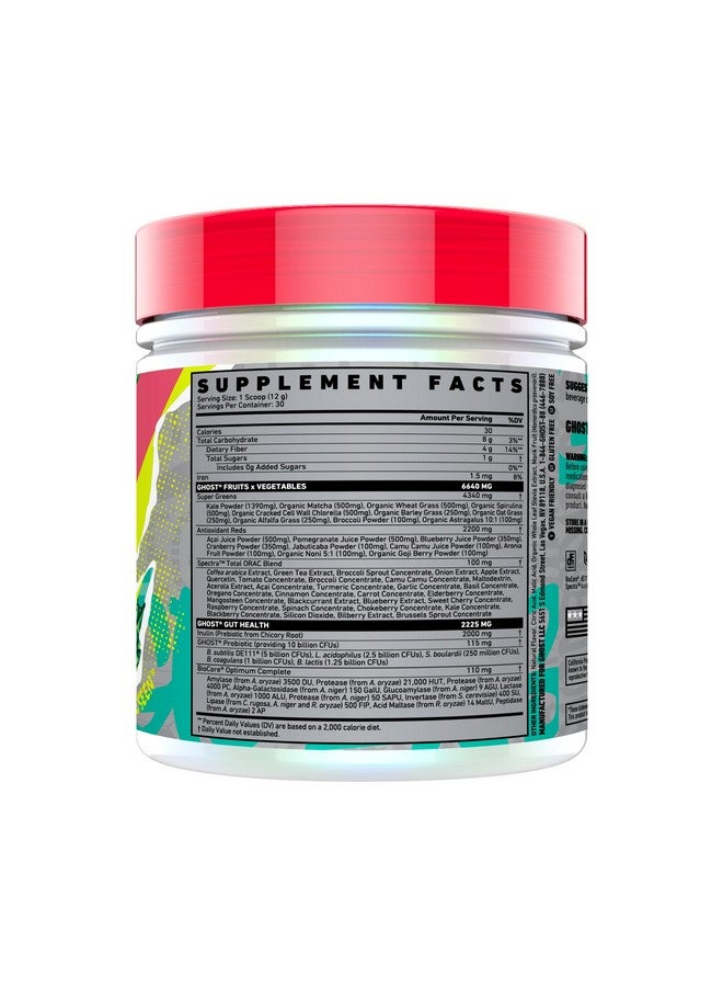 Ghost GHOST Greens Powder, Pink Lemonade - 30 Servings - 19 Superfood ...