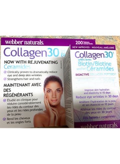 Webber naturals Webber Naturals Collagen 30 with Biotin and Ceramides ...