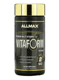 Allmax Vitaform Premium Multi Vitamin For Men 60 Tablets UAE | Dubai ...