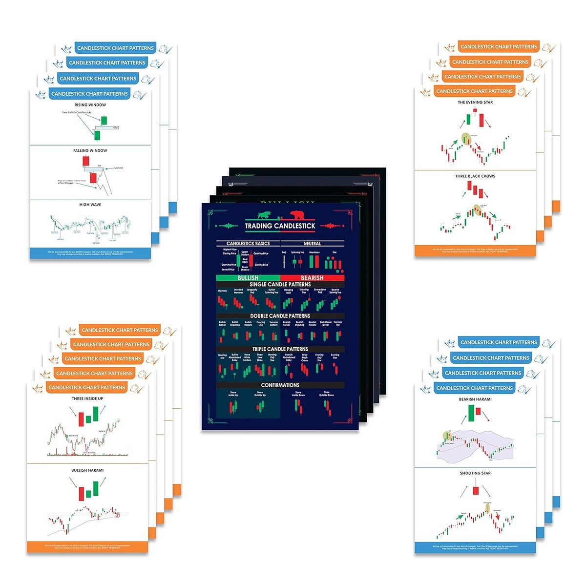 Wonder Hub Wonderhub (Pack of 5 Posters + 17 Cheat Sheets) Trading ...