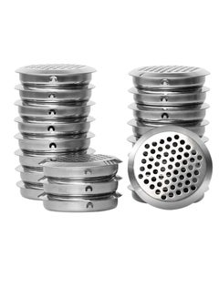 SYOSI Stainless Steel Air Vent Hole 20 PCS Ventilation Louver Round ...