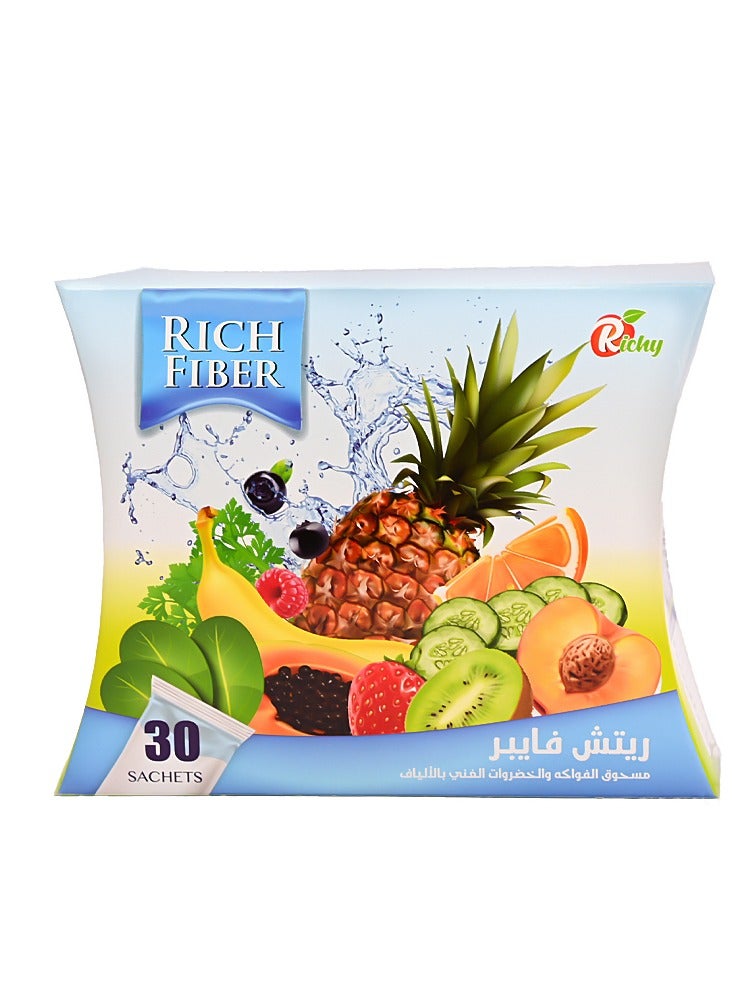 Rich fiber Rich Fiber - Fruits And Vegetables Powder Rich 30 Sachets ...
