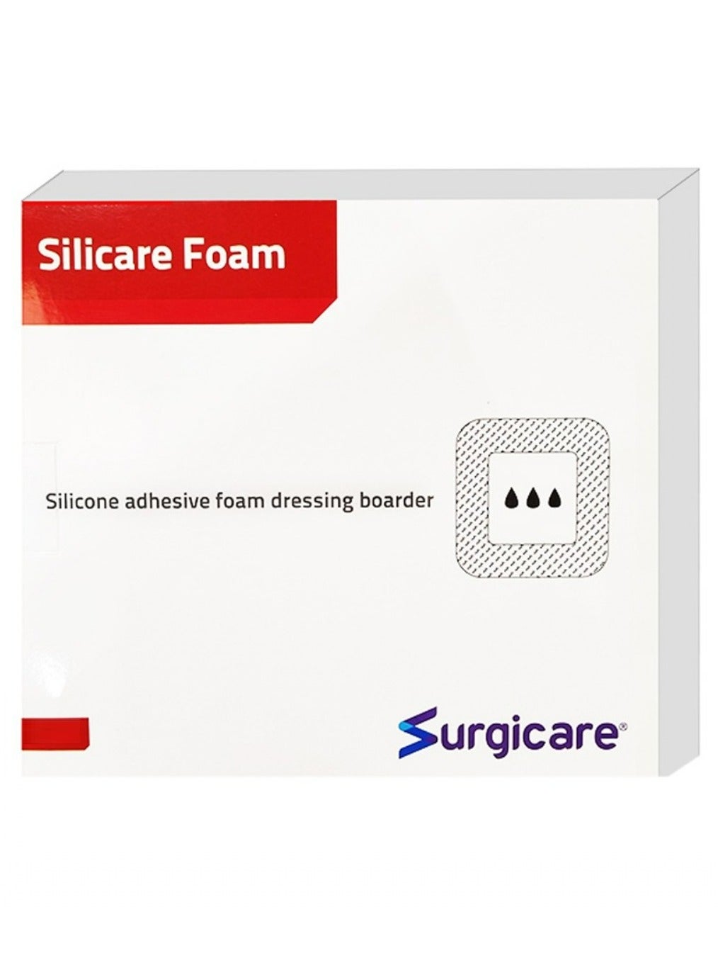 Surgicare Silicare Foam Dressing 10X15 cm | Best Price KSA | Riyadh, Jeddah