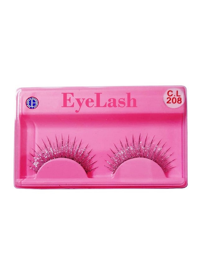 Ear Lobe & Accessories Eye Lashes Cl-208 With Silver Glitter | Best ...
