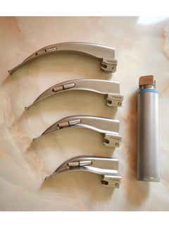 Alsa Airway Intubation Kit With Case Fiber Optic Set Of 4 Blades ...