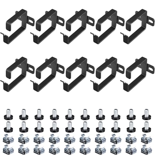 kwmobile kwmobile Server Rack Cable Management DRing Hooks 10 Pieces ...