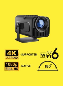 Generic 4K Smart Mini Projector With Android 11 & 390 ANSI Lumens WiFi ...