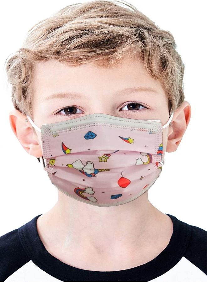 NKX 50-Piece Protective Disposable Kids Face Mask | Best Price UAE ...