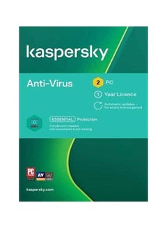 Kaspersky Kaspersky Antivirus 2021 - 2 Users (1 Year) I Digital ...