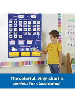 Learning Resources Learning Resources Calendar & Weather Pocket Chart ...