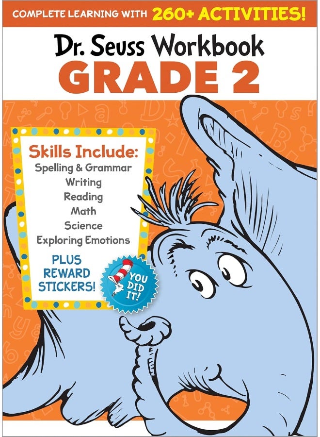 Dr. Seuss Workbook: Grade 2 : 260+ Fun Activities with Stickers and ...