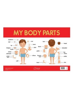 My Body Parts Chart – Early Learning Educational Chart For Kids UAE ...