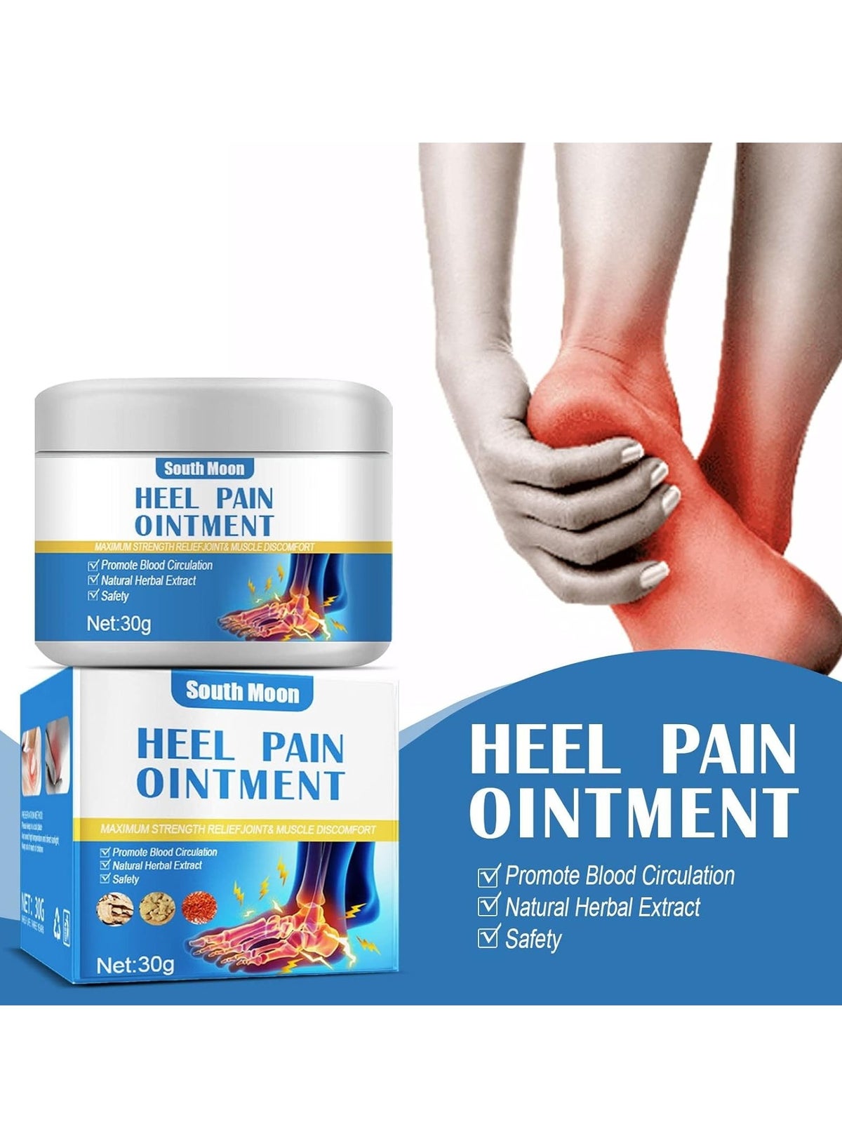SOUTH MOON South Moon Heel Pain Ointment Herbal Ointment Foot Heel Pain ...