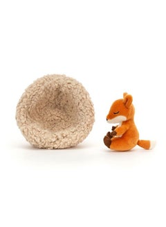 Jellycat Hibernating Fox Stuffed Animal | Best Price UAE | Dubai, Abu Dhabi