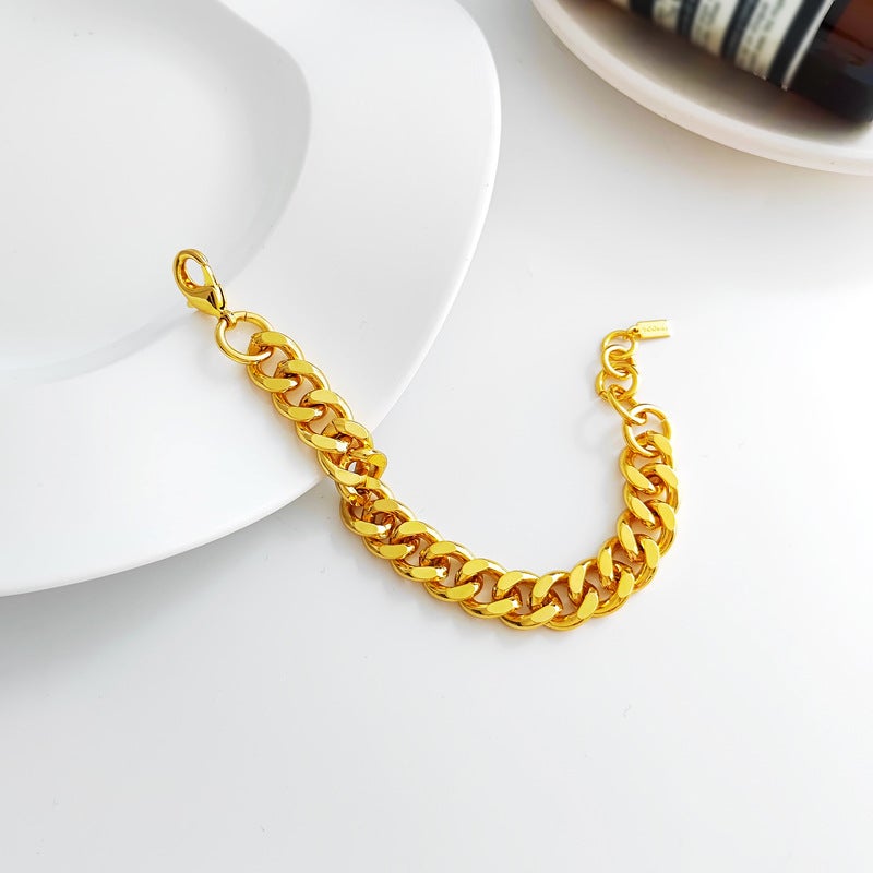 Generic Copper Plated Real Gold Fashion Antique Bracelet Temperament ...