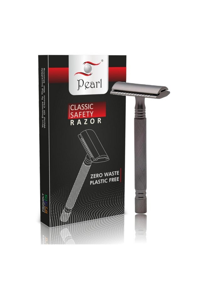 PEARL Pearl Shaving Double Edge Safety Razor (Graphite Black) - Best ...