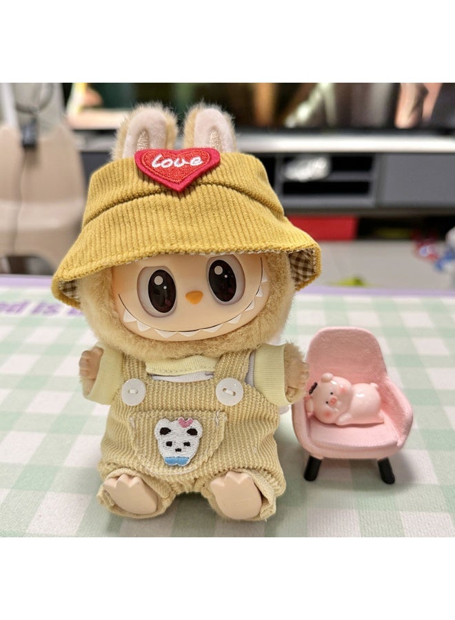 LABUBU Second Generation Blind Box Labubu Clothing Vinyl Face Pendant ...