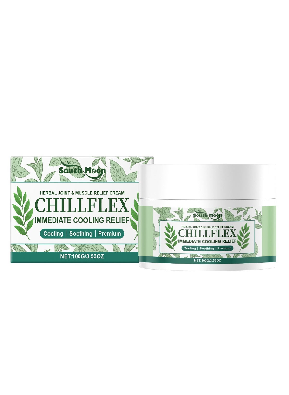 SOUTH MOON Chillflex Menthol Soothing Cream, Instant Cooling Relief ...