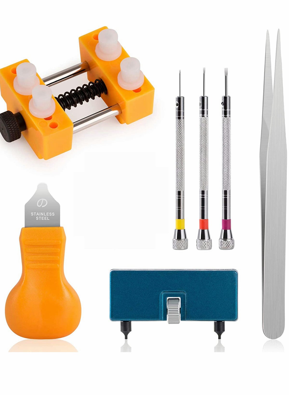 Generic Repair Watch Tool Set, Adjustable Press Remover and Opener for Back Cover Removal ...