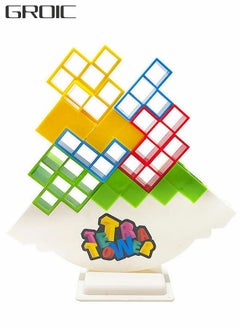 GROIC Balancing Blocks Toys Plastic Stacking Games 16 Pcs Colored ...