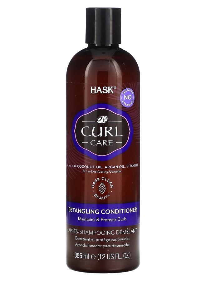 HASK Curl Care Detangling Conditioner For All Curls Patterns 12 fl oz ...