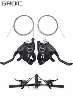 GROIC 3x7 Speed Shifter Brake Lever Combo, 21 Speed Shifter and Brake ...