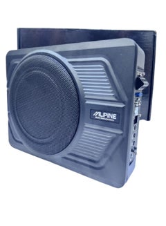 Alpine 10 Inch Under Seat Subwoofer Low Profile Amplified Active ...
