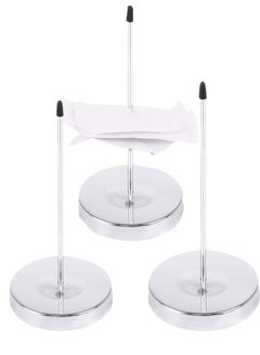 Generic Pack of 3 Stainless Steel 140mm / 5inch Straight Rod Paper Memo ...