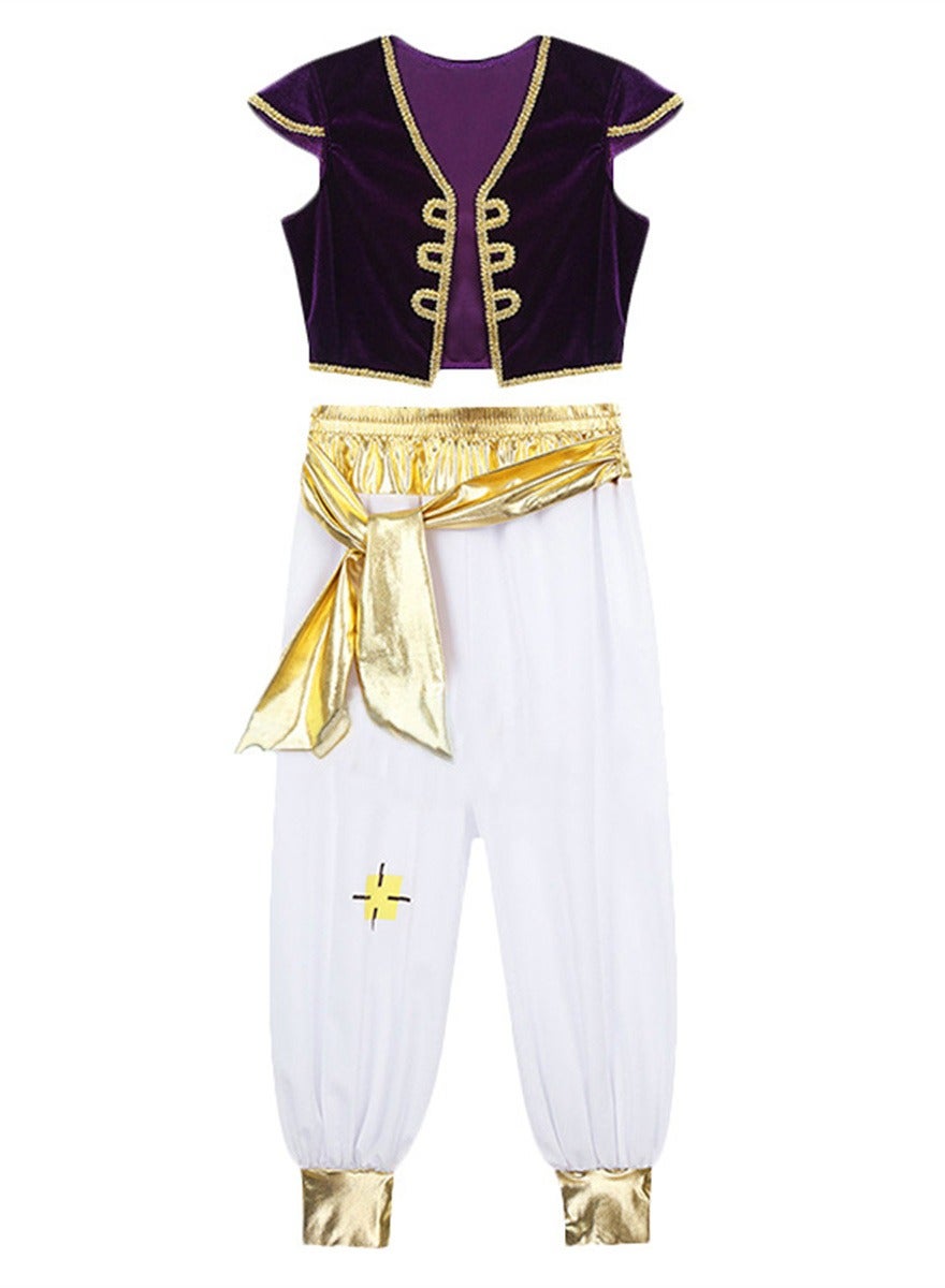 Generic Movie Aladdin Magic Lamp cos costume Aladdin Prince cosplay ...