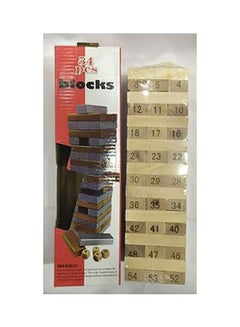 JENGA 54-Piece Wooden Blocks Playset | Best Price UAE | Dubai, Abu Dhabi