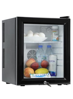 Rubik Mini Fridge with Key Lock, Glass Door AC 220V Beverage ...