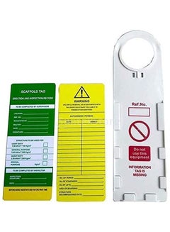 RACO RACO Scaffold Status Holder and Tags Scaffolding Safety Inspection ...