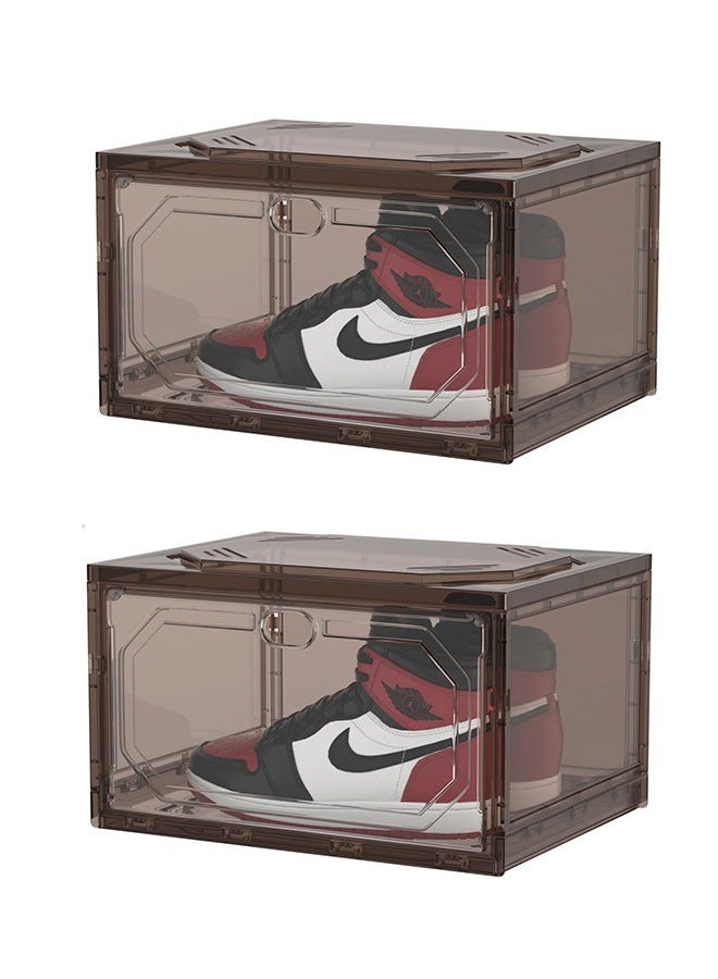 Generic Shoe Box Clear Shoe Organizer Storage Boxes for Closet ...