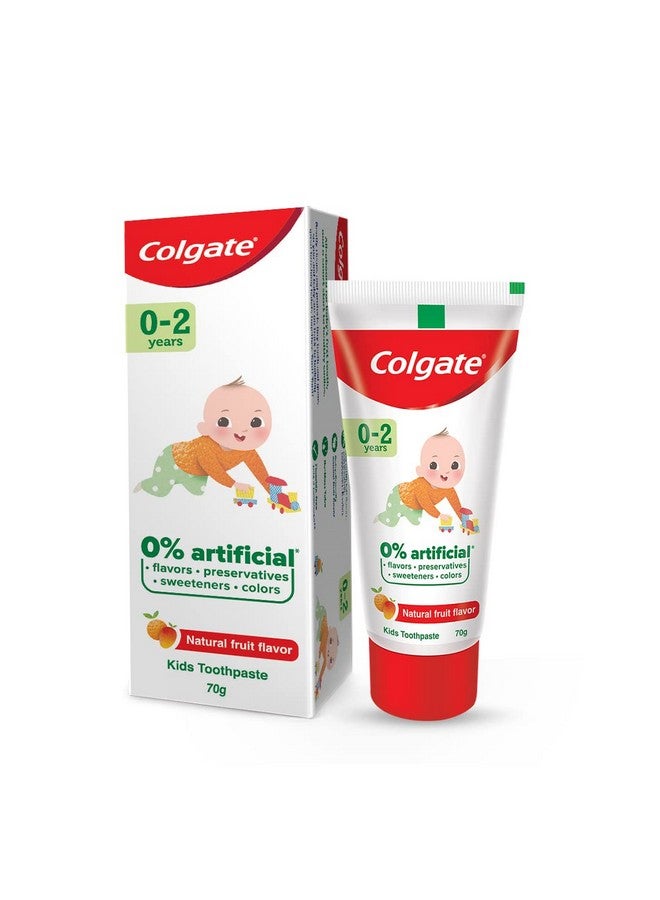Colgate Toothpaste For Kids (02 Years) Natural Fruit Flavour Tooth ...