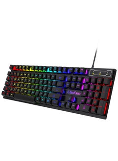 ElieKen Wired Gaming Keyboard,LED Backlit Keyboard For Computer Or ...