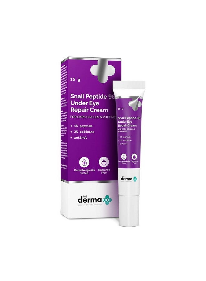 THE derma Co The Derma Co. Snail Peptide 96 Under Eye Repair Cream with ...