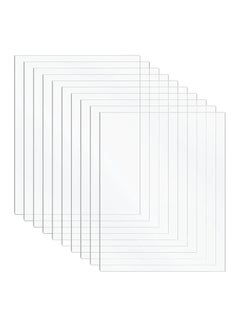 SMARTPOINTS 10pcs Acrylic Sheet 1mm Clear Acrylic Plexiglass Plastic ...