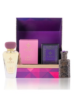 AZHA Azha Perfumes - 2Pc Gift Set Amal EDP 100 ml for Women + Attar Al ...