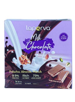Laperva Laperva No Added Sugar Chocolate Bar, Milk Chocolate With ...