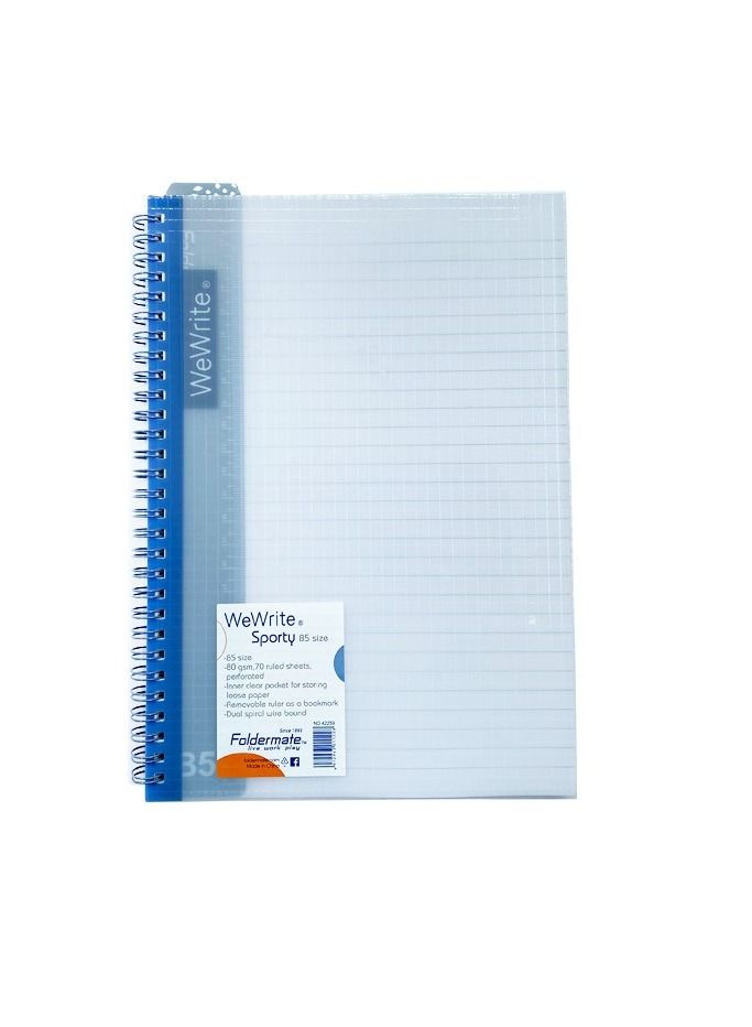 Foldermate 70-Sheet B5 Size Spiral Notebook With Removable Ruler | Best ...